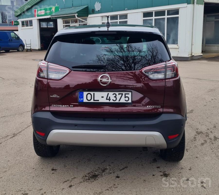 Brown Opel Crossland X 2018 in Jelgava, with an engine capacity of 1.20 L and mileage of 0 thousand km for 8900 €, photo 10 on AUTOMOTO.COM.LV