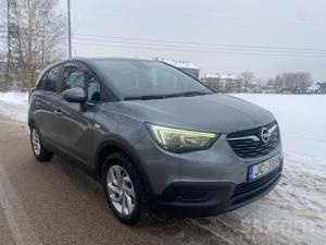 Grey Opel Crossland X 2017 in Riga, with an engine capacity of 1.20 L and mileage of 74 thousand km for 10500 €, photo 2 on AUTOMOTO.COM.LV