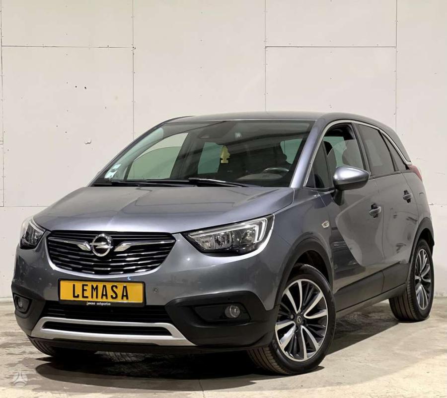Pelēks Opel Crossland X 2017 Klaipėda, ar dzinēja tilpumu 1.56 L un nobraukumu 133 tūkst. km par 9750 €, foto 1 vietnē AUTOMOTO.COM.LV