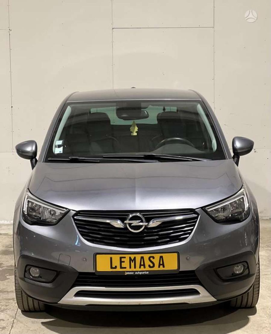 Pelēks Opel Crossland X 2017 Klaipėda, ar dzinēja tilpumu 1.56 L un nobraukumu 133 tūkst. km par 9750 €, foto 6 vietnē AUTOMOTO.COM.LV