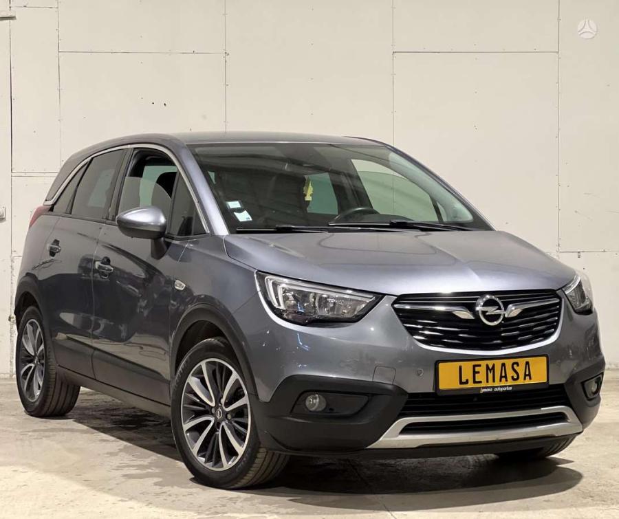 Pelēks Opel Crossland X 2017 Klaipėda, ar dzinēja tilpumu 1.56 L un nobraukumu 133 tūkst. km par 9750 €, foto 16 vietnē AUTOMOTO.COM.LV