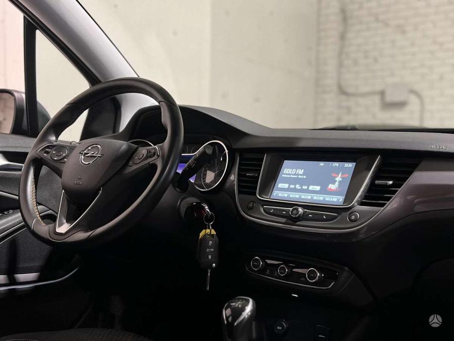 Pelēks Opel Crossland X 2017 Klaipėda, ar dzinēja tilpumu 1.56 L un nobraukumu 133 tūkst. km par 9750 €, foto 26 vietnē AUTOMOTO.COM.LV