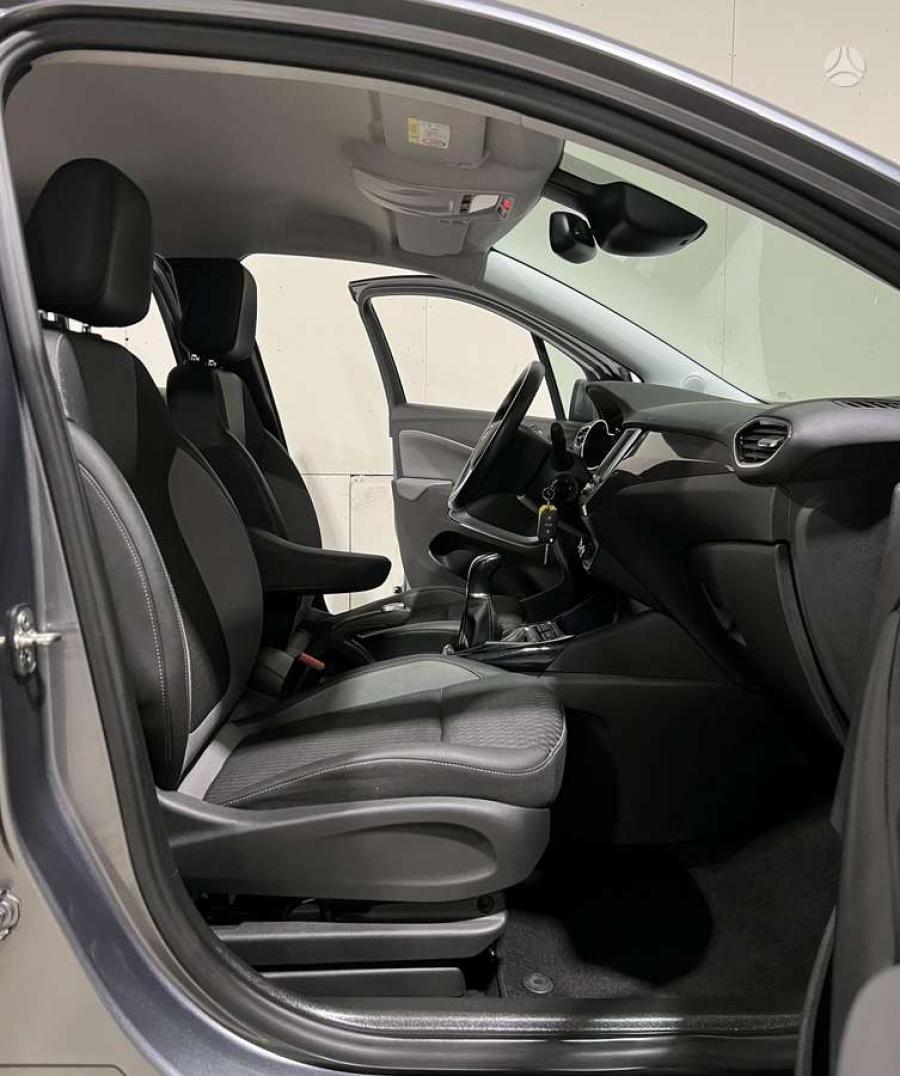 Pelēks Opel Crossland X 2017 Klaipėda, ar dzinēja tilpumu 1.56 L un nobraukumu 133 tūkst. km par 9750 €, foto 32 vietnē AUTOMOTO.COM.LV