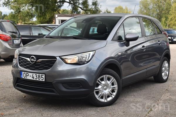 Opel Crossland X 2017 in Kuldiga on AUTOMOTO.COM.LV Grey Opel Crossland X 2017 in Kuldiga, with an engine capacity of 1.20 L and mileage of 0 thousand km for 9690 €, photo 1 on AUTOMOTO.COM.LV