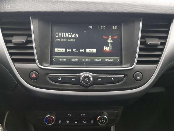 Pelēks Opel Crossland X 2018 Šauļi, ar dzinēja tilpumu 1.20 L un nobraukumu 164 tūkst. km par 7950 €, foto 11 vietnē AUTOMOTO.COM.LV