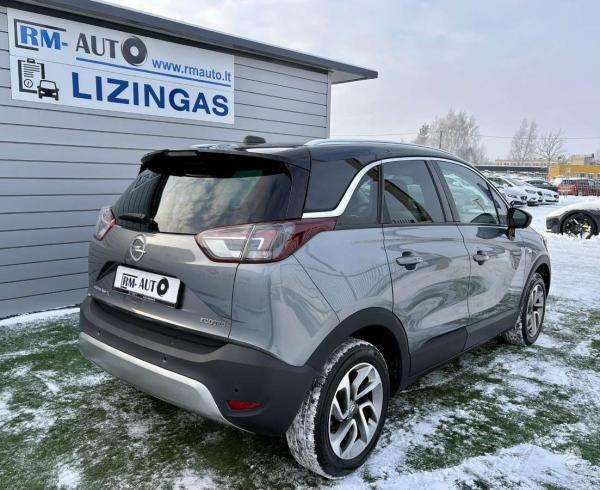 Grey Opel Crossland X 2018 in Panevezys, with an engine capacity of 1.20 L and mileage of 146 thousand km for 8300 €, photo 6 on AUTOMOTO.COM.LV