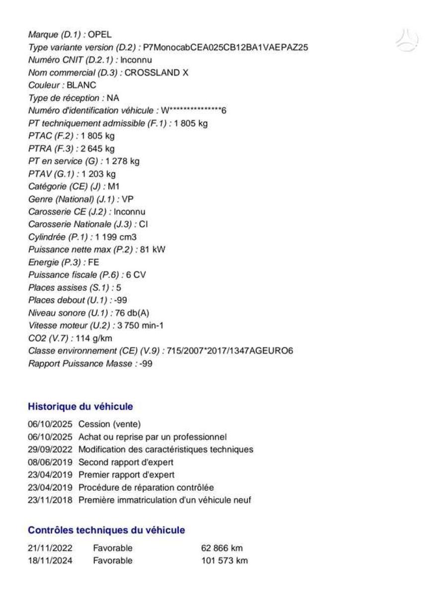 Grey Opel Crossland X 2018 in Taurage, with an engine capacity of 1.20 L and mileage of 117 thousand km for 7800 €, photo 31 on AUTOMOTO.COM.LV