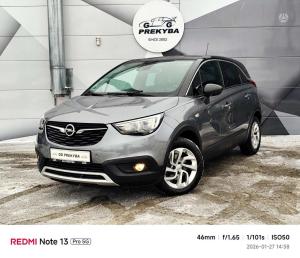 Grey Opel Crossland X 2018 in Kaunas, with an engine capacity of 1.20 L and mileage of 95 thousand km for 9950 €, photo 4 on AUTOMOTO.COM.LV