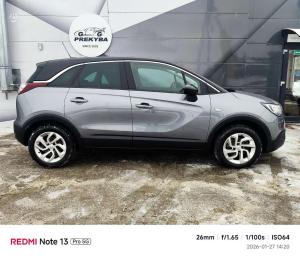 Grey Opel Crossland X 2018 in Kaunas, with an engine capacity of 1.20 L and mileage of 95 thousand km for 9950 €, photo 5 on AUTOMOTO.COM.LV