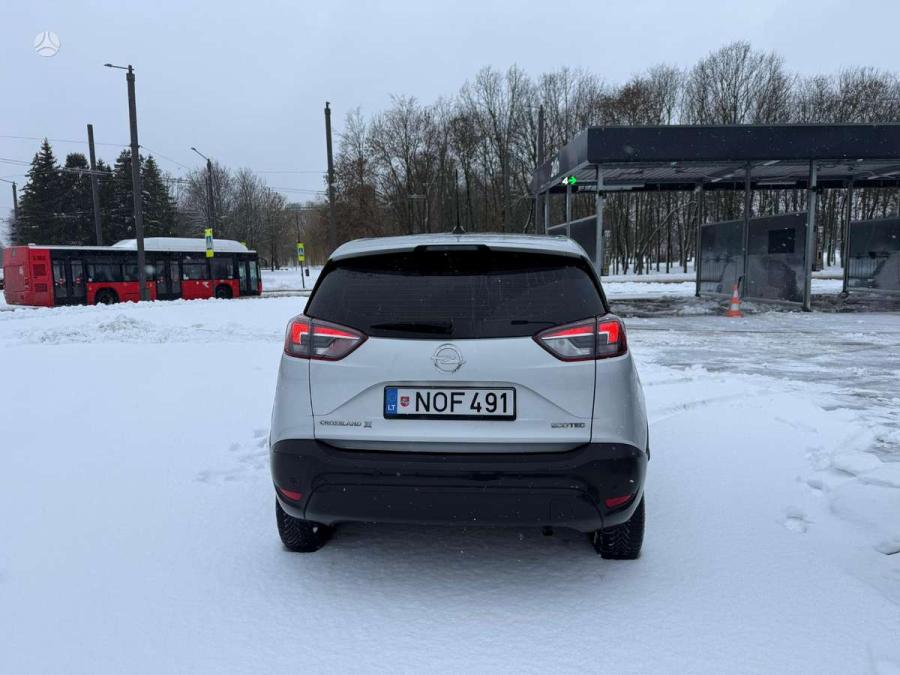 Grey Opel Crossland X 2018 in Kaunas, with an engine capacity of 1.20 L and mileage of 185 thousand km for 5500 €, photo 11 on AUTOMOTO.COM.LV