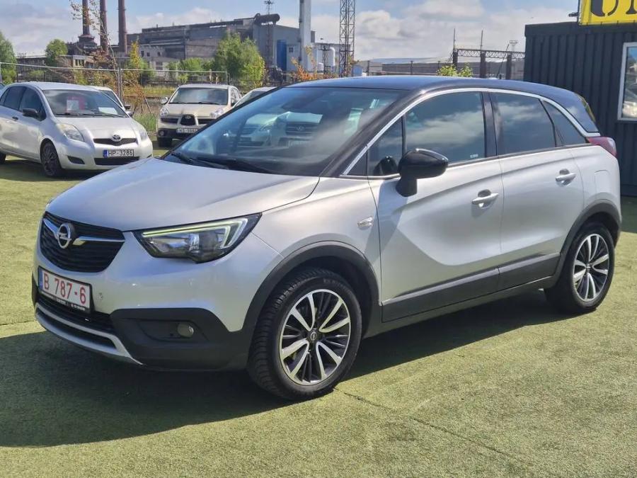 Pelēks Opel Crossland X 2018 Liepāja, ar dzinēja tilpumu 1.20 L un nobraukumu 120 tūkst. km par 9800 €, foto 1 vietnē AUTOMOTO.COM.LV