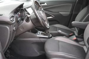 Grey Opel Crossland X 2018 in Riga, with an engine capacity of 1.20 L and mileage of 162 thousand km for 6700 €, photo 19 on AUTOMOTO.COM.LV