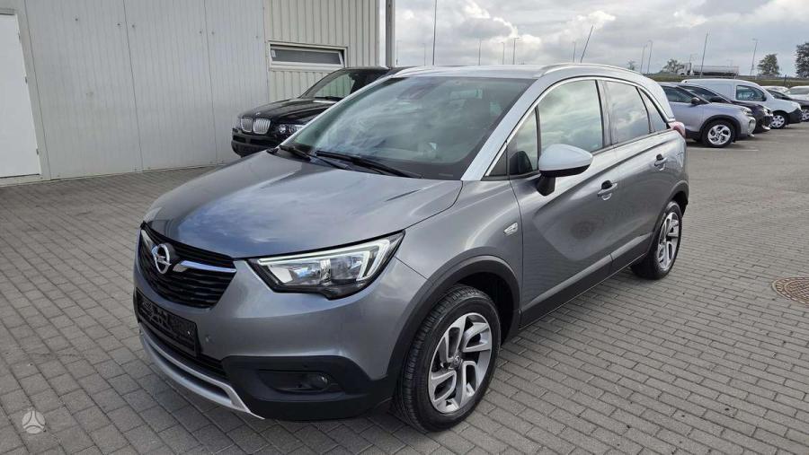 Серый Опель Crossland X 2018 в Мариямполе, объемом двигателя 1.20 л и пробегом 189 тыс. км за 7200 €, фото 1 на AUTOMOTO.COM.LV