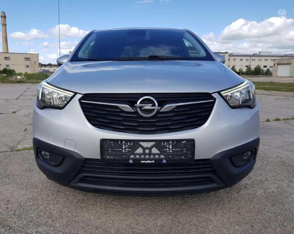 Pelēks Opel Crossland X 2018 Šauļi, ar dzinēja tilpumu 1.20 L un nobraukumu 164 tūkst. km par 6900 €, foto 2 vietnē AUTOMOTO.COM.LV