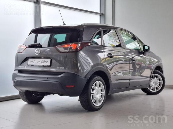 Grey Opel Crossland X 2019 in Riga, with an engine capacity of 1.20 L and mileage of 148 thousand km for 10900 €, photo 2 on AUTOMOTO.COM.LV