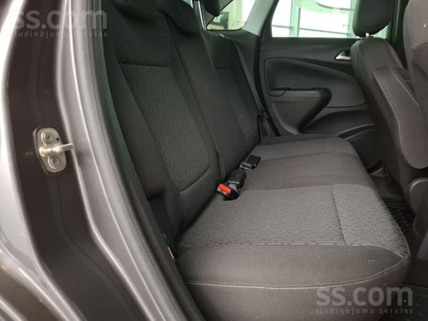 Grey Opel Crossland X 2019 in Riga, with an engine capacity of 1.20 L and mileage of 148 thousand km for 10900 €, photo 10 on AUTOMOTO.COM.LV