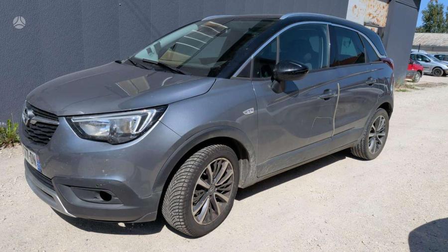 Серый Опель Crossland X 2019 в Таураге, объемом двигателя 1.50 л и пробегом 106 тыс. км за 7450 €, фото 1 на AUTOMOTO.COM.LV