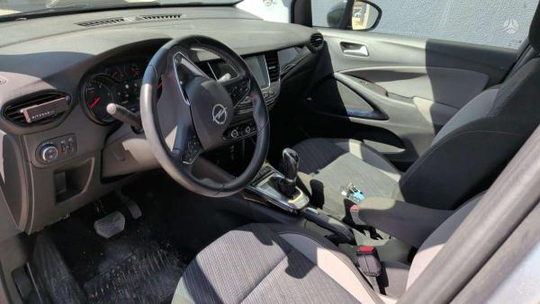 Pelēks Opel Crossland X 2019 Tauragė, ar dzinēja tilpumu 1.50 L un nobraukumu 106 tūkst. km par 7450 €, foto 7 vietnē AUTOMOTO.COM.LV