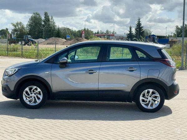 Grey Opel Crossland X 2019 in Taurage, with an engine capacity of 1.20 L and mileage of 119 thousand km for 6200 €, photo 3 on AUTOMOTO.COM.LV