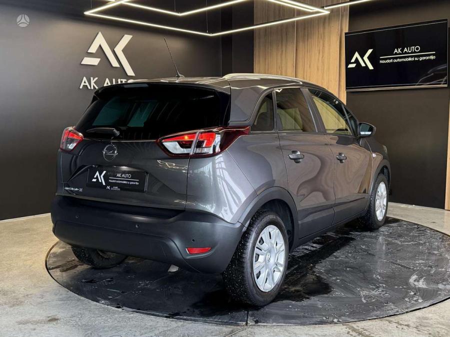 Grey Opel Crossland X 2020 in Kaunas, with an engine capacity of 1.20 L and mileage of 123 thousand km for 10990 €, photo 12 on AUTOMOTO.COM.LV
