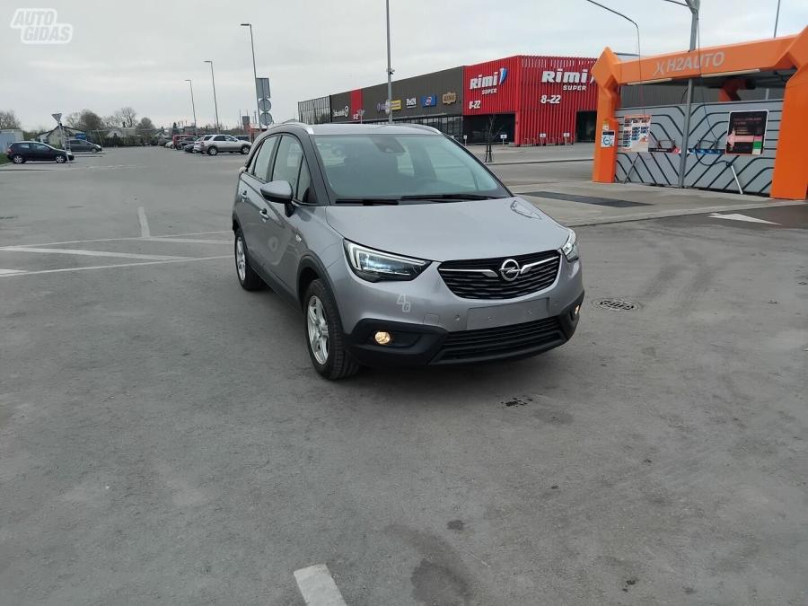 Серый Опель Crossland X 2020 в Паланга, объемом двигателя 1.20 л и пробегом 69 тыс. км за 8700 €, фото 1 на AUTOMOTO.COM.LV