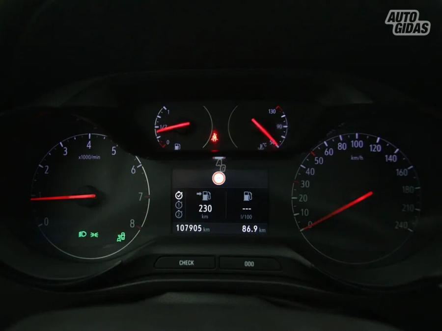 Grey Opel Crossland X 2020 in Vilnius, with an engine capacity of 1.20 L and mileage of 108 thousand km for 11499 €, photo 20 on AUTOMOTO.COM.LV