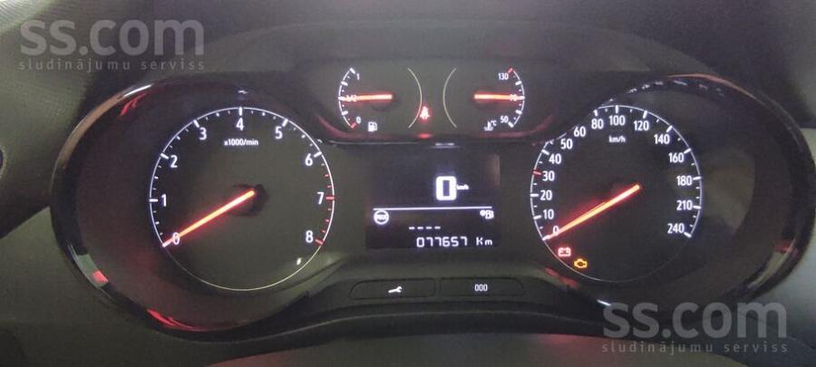 Grey Opel Crossland X 2020 in Riga, with an engine capacity of 1.20 L and mileage of 78 thousand km for 8900 €, photo 9 on AUTOMOTO.COM.LV