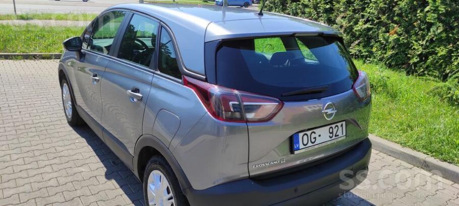 Pelēks Opel Crossland X 2020 Rīga, ar dzinēja tilpumu 1.20 L un nobraukumu 78 tūkst. km par 8200 €, foto 7 vietnē AUTOMOTO.COM.LV