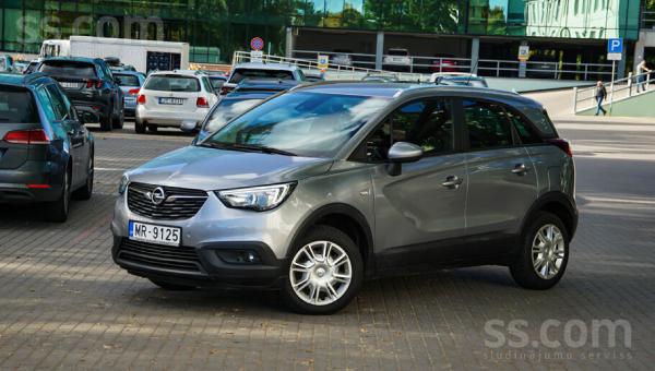 Opel Crossland X 2020 in Riga on AUTOMOTO.COM.LV Grey Opel Crossland X 2020 in Riga, with an engine capacity of 1.20 L and mileage of 34 thousand km for 10950 €, photo 1 on AUTOMOTO.COM.LV