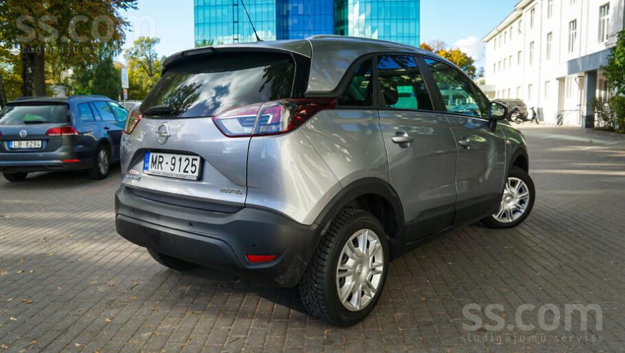 Серый Опель Crossland X 2020 в Рига, объемом двигателя 1.20 л и пробегом 34 тыс. км за 10950 €, фото 7 на AUTOMOTO.COM.LV