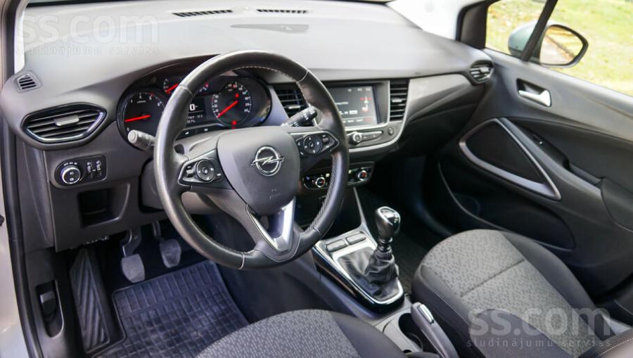 Серый Опель Crossland X 2020 в Рига, объемом двигателя 1.20 л и пробегом 34 тыс. км за 10950 €, фото 15 на AUTOMOTO.COM.LV