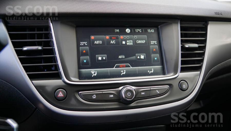 Серый Опель Crossland X 2020 в Рига, объемом двигателя 1.20 л и пробегом 34 тыс. км за 10950 €, фото 19 на AUTOMOTO.COM.LV