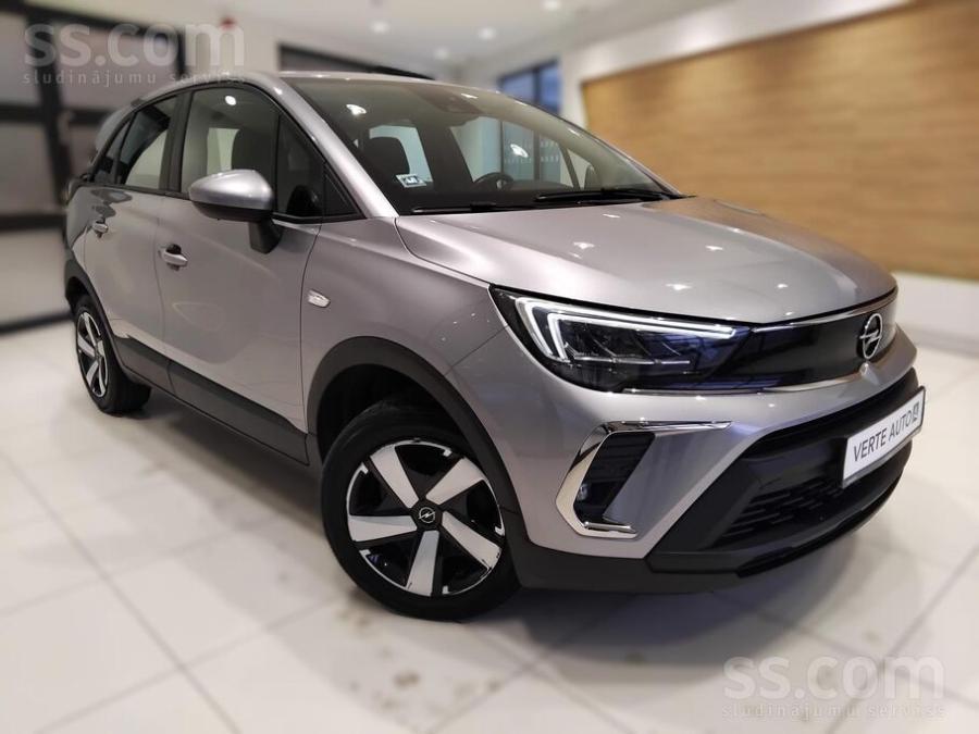 Pelēks Opel Crossland X 2021 Rīga, ar dzinēja tilpumu 1.20 L un nobraukumu 87 tūkst. km par 9950 €, foto 1 vietnē AUTOMOTO.COM.LV