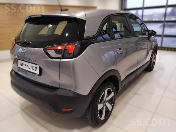 Pelēks Opel Crossland X 2021 Rīga, ar dzinēja tilpumu 1.20 L un nobraukumu 87 tūkst. km par 9950 €, foto 4 vietnē AUTOMOTO.COM.LV