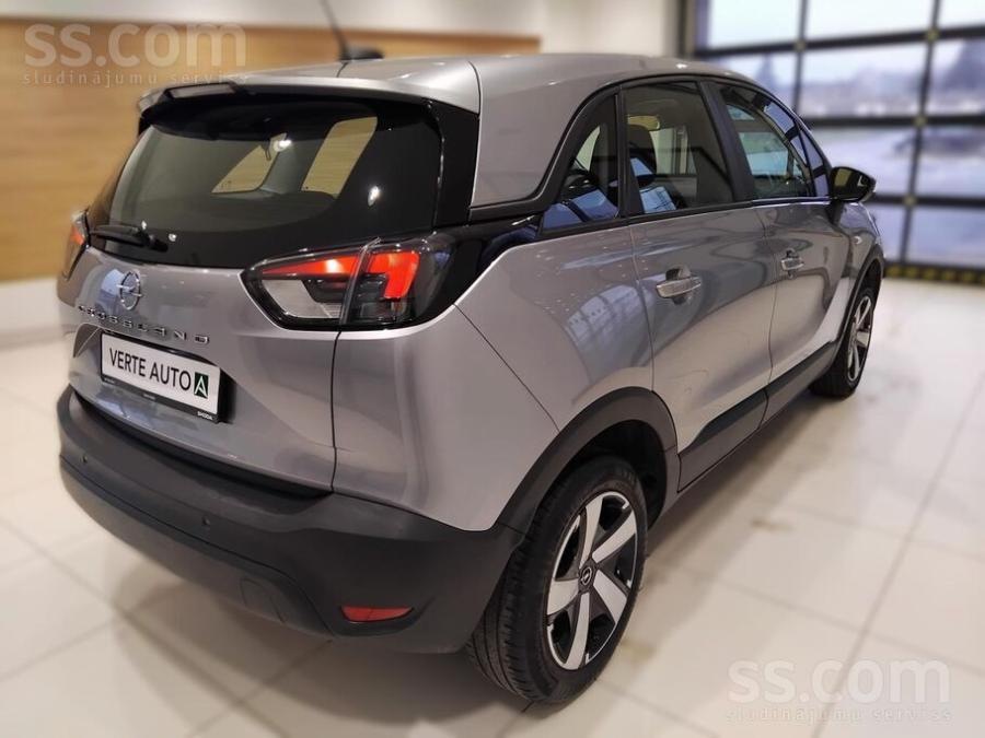Pelēks Opel Crossland X 2021 Rīga, ar dzinēja tilpumu 1.20 L un nobraukumu 87 tūkst. km par 9950 €, foto 4 vietnē AUTOMOTO.COM.LV