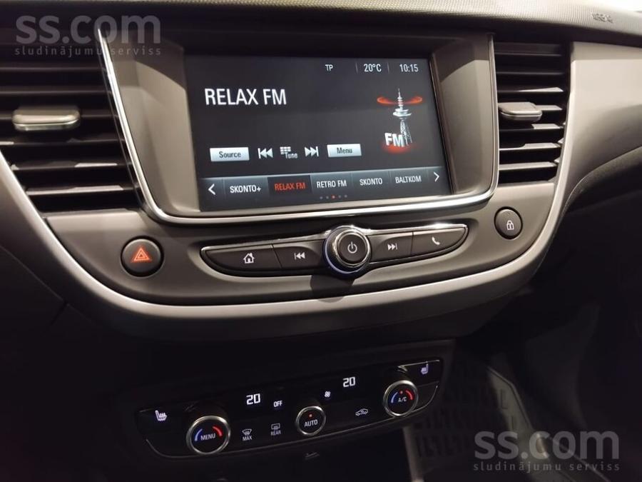 Pelēks Opel Crossland X 2021 Rīga, ar dzinēja tilpumu 1.20 L un nobraukumu 87 tūkst. km par 9950 €, foto 14 vietnē AUTOMOTO.COM.LV