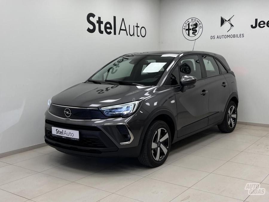 Серый Опель Crossland X 2021 в Вильнюс, объемом двигателя 1.20 л и пробегом 82 тыс. км за 11790 €, фото 1 на AUTOMOTO.COM.LV