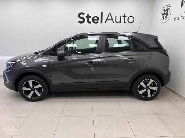 Grey Opel Crossland X 2021 in Vilnius, with an engine capacity of 1.20 L and mileage of 82 thousand km for 11790 €, photo 2 on AUTOMOTO.COM.LV