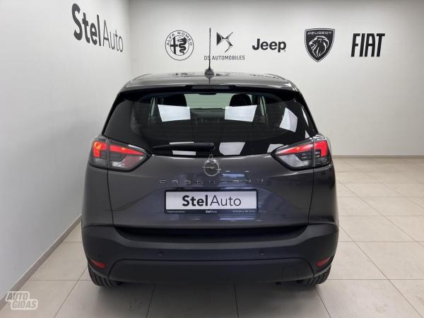 Grey Opel Crossland X 2021 in Vilnius, with an engine capacity of 1.20 L and mileage of 82 thousand km for 11790 €, photo 7 on AUTOMOTO.COM.LV