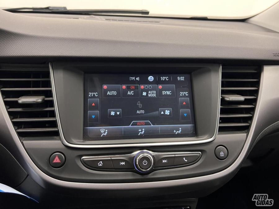 Серый Опель Crossland X 2021 в Вильнюс, объемом двигателя 1.20 л и пробегом 82 тыс. км за 11790 €, фото 19 на AUTOMOTO.COM.LV