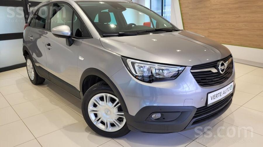 Pelēks Opel Crossland X 2021 Rīga, ar dzinēja tilpumu 1.20 L un nobraukumu 48 tūkst. km par 10790 €, foto 1 vietnē AUTOMOTO.COM.LV