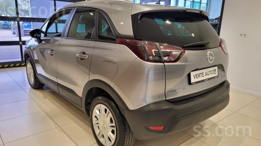 Pelēks Opel Crossland X 2021 Rīga, ar dzinēja tilpumu 1.20 L un nobraukumu 48 tūkst. km par 10790 €, foto 5 vietnē AUTOMOTO.COM.LV