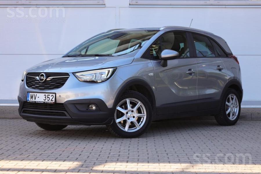 Серый Опель Crossland X 2021 в Рига, объемом двигателя 1.20 л и пробегом 0 тыс. км за 7995 €, фото 1 на AUTOMOTO.COM.LV
