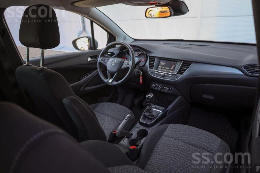 Серый Опель Crossland X 2021 в Рига, объемом двигателя 1.20 л и пробегом 0 тыс. км за 7995 €, фото 19 на AUTOMOTO.COM.LV