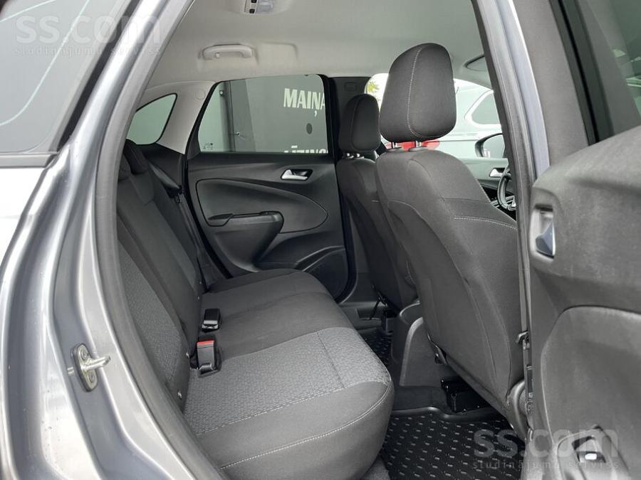 Pelēks Opel Crossland X 2022 Talsi, ar dzinēja tilpumu 1.20 L un nobraukumu 81 tūkst. km par 12500 €, foto 7 vietnē AUTOMOTO.COM.LV