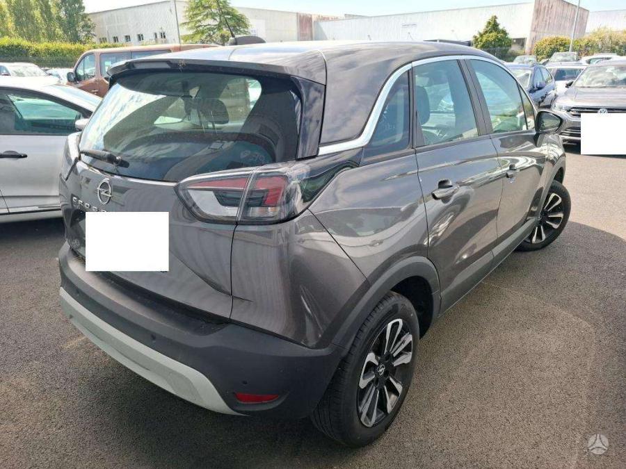 Pelēks Opel Crossland X 2022 Viļņa, ar dzinēja tilpumu 1.50 L un nobraukumu 123 tūkst. km par 12490 €, foto 4 vietnē AUTOMOTO.COM.LV