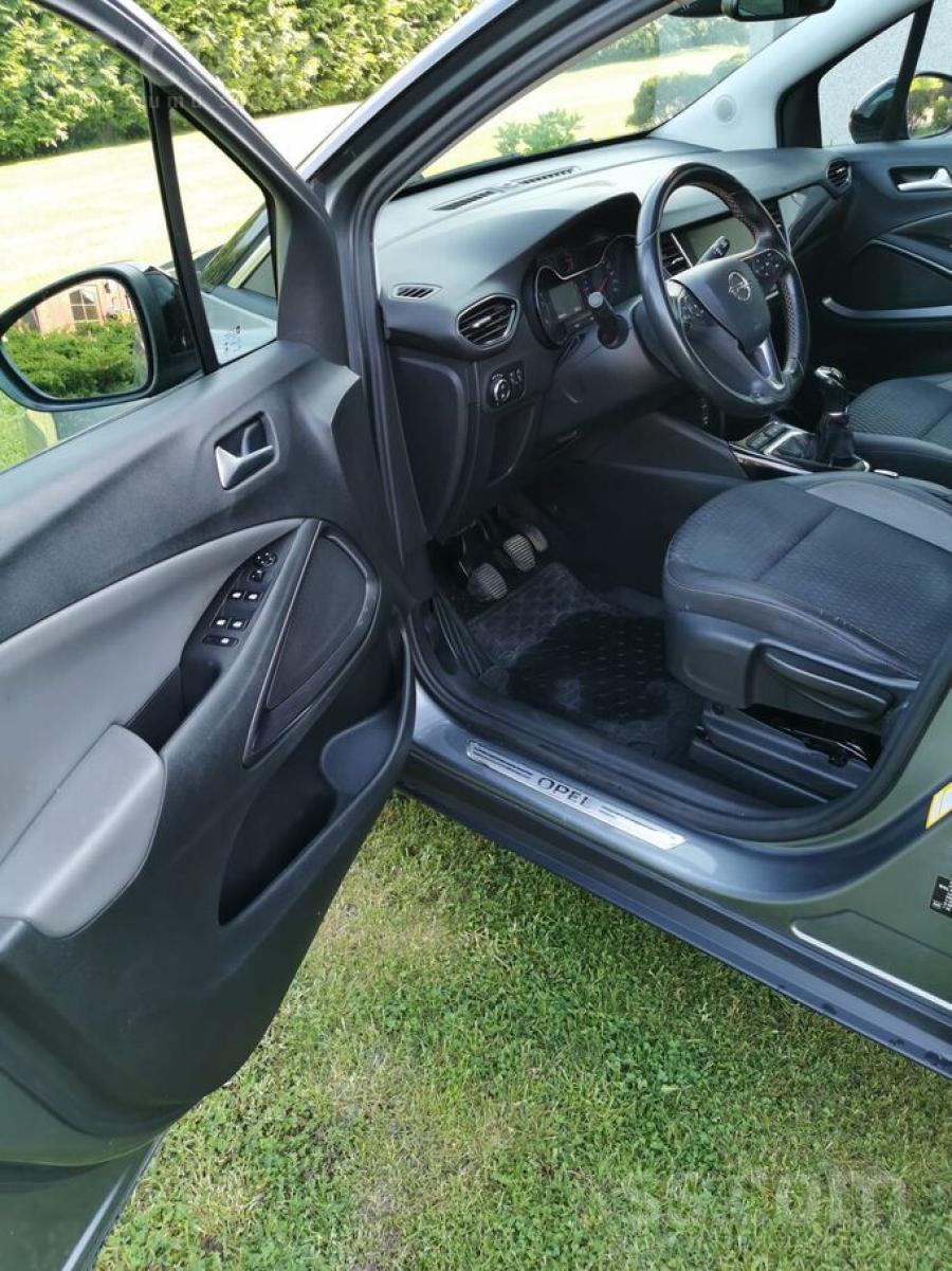 Pelēks Opel Crossland X 2017 Rēzekne, ar dzinēja tilpumu 1.60 L un nobraukumu 198 tūkst. km par 7650 €, foto 10 vietnē AUTOMOTO.COM.LV