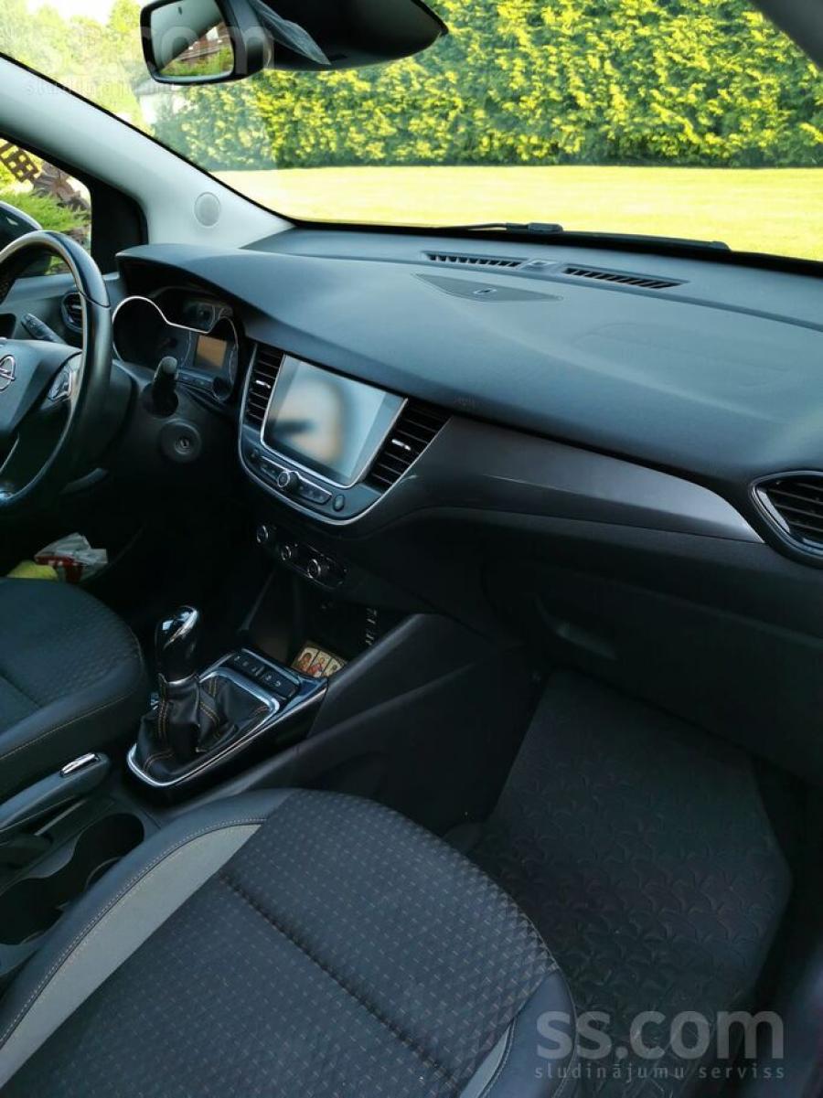 Pelēks Opel Crossland X 2017 Rēzekne, ar dzinēja tilpumu 1.60 L un nobraukumu 198 tūkst. km par 7650 €, foto 11 vietnē AUTOMOTO.COM.LV
