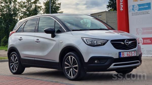 Pelēks Opel Crossland X 2018 Jelgava, ar dzinēja tilpumu 1.20 L un nobraukumu 97 tūkst. km par 7950 €, foto 1 vietnē AUTOMOTO.COM.LV