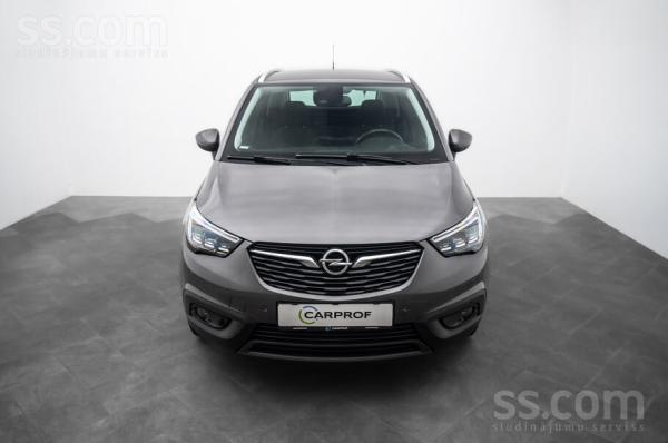 Grey Opel Crossland X 2019 in Tallinn, with an engine capacity of 1.20 L and mileage of 100 thousand km for 10999 €, photo 2 on AUTOMOTO.COM.LV